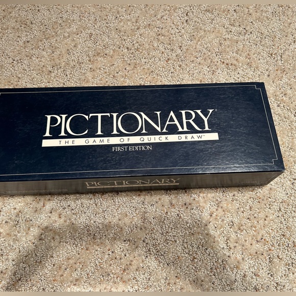 Fun and Games Group | Games | Vintage Pictionary First Edition Game Of ...